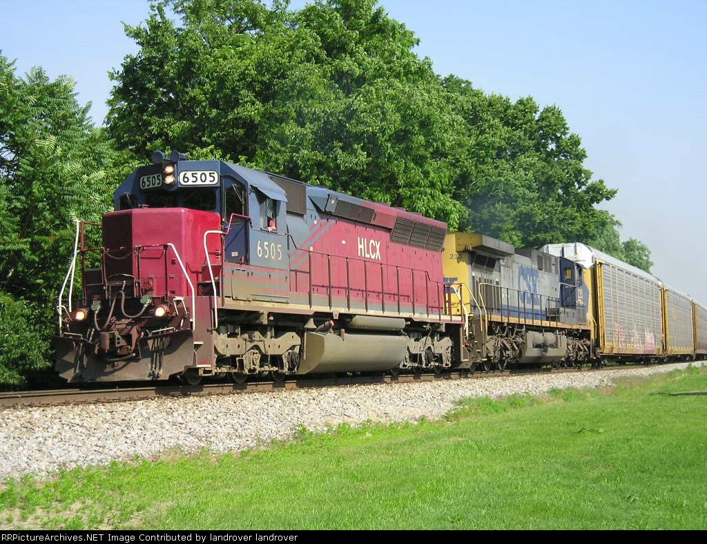 HLCX 6505 On CSX Q 245-19 Eastbound